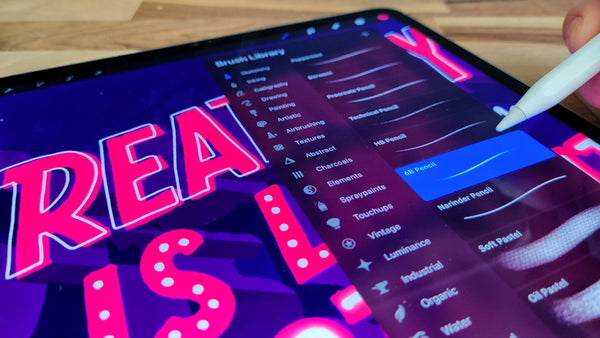 Finding the best Procreate brush for your lettering - Ian Barnard