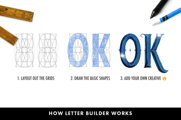 Letter Builder - Draw letters with Ease! - Ian Barnard